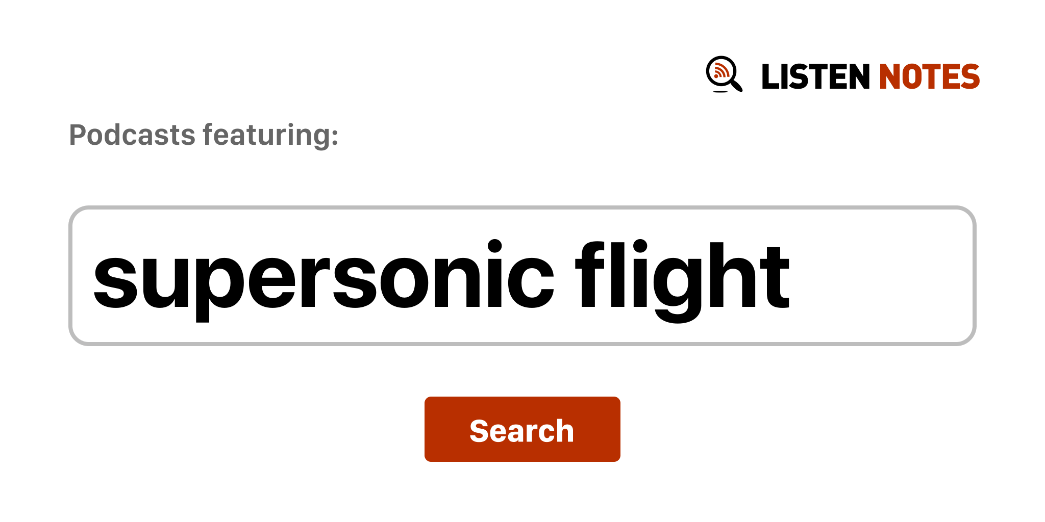 Supersonic Flight - Meilleurs épisodes de podcast